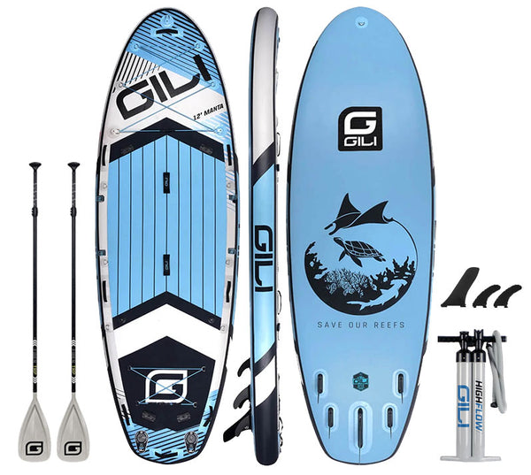 12'/15' Manta SUP & Paddle Promo - GILI Sports