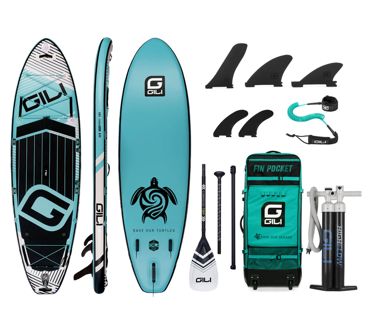 10'6 / 11'6 MENO Inflatable Stand Up Paddle Board - GILI Sports