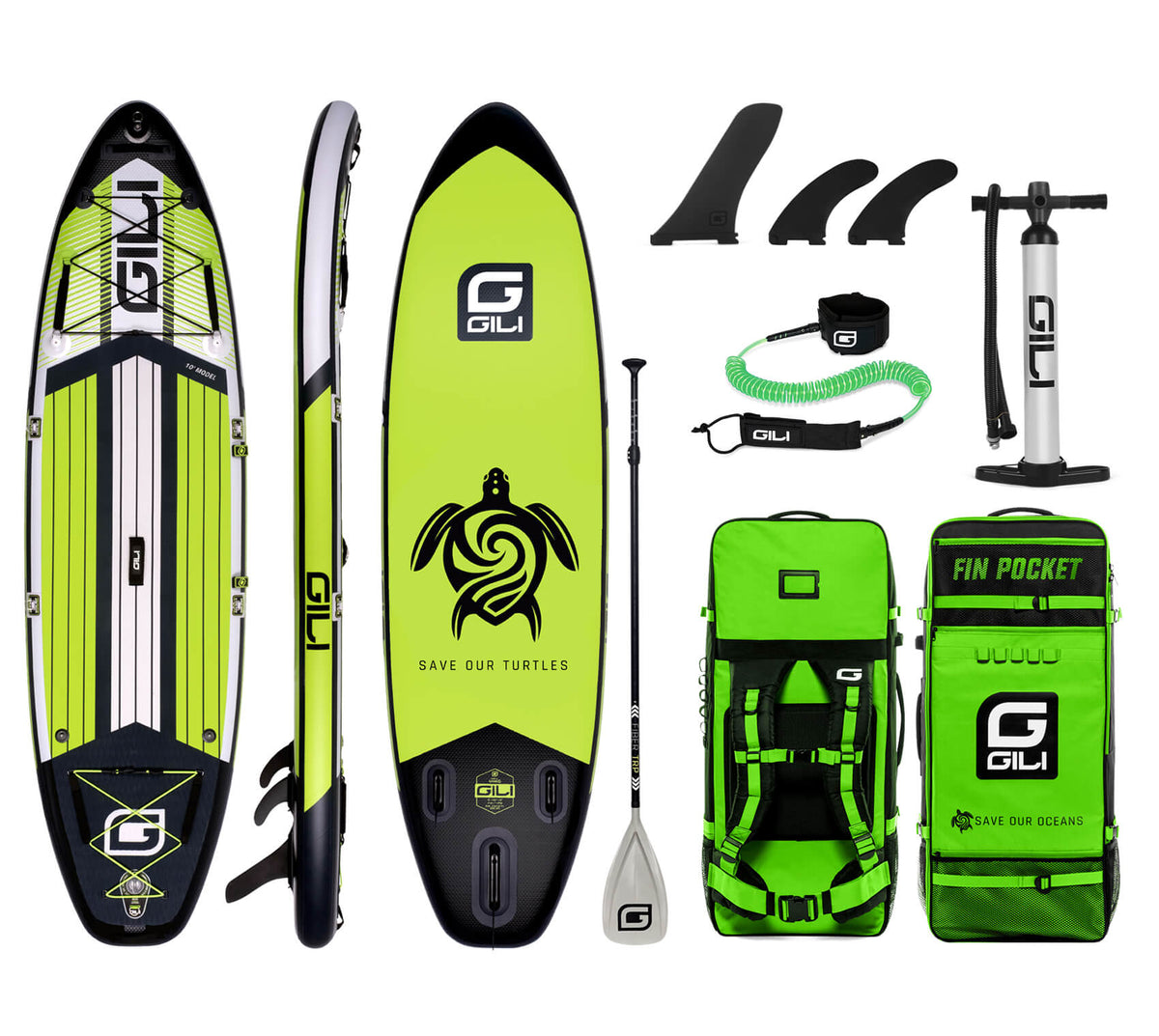 10' Mako Inflatable Stand Up Paddle Board - GILI Sports
